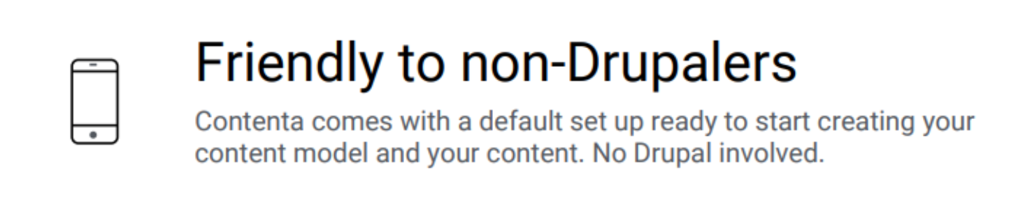 Contenta CMS - Decoupled Drupal Starter Kit