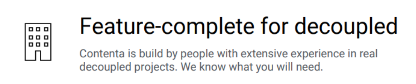 Contenta CMS - Decoupled Drupal Starter Kit